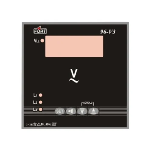 FORT AC DIGITAL VOLT METER 3P/3W, 3P/4W 72/96-V3 | VOLT METER | PT GRAHA SUMBER CITRA