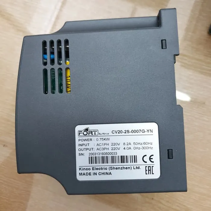 Inverter FORT By Kinco CV20-2S-0007G 0,75kW-1HP-1Phase-220VAC | Alat ...