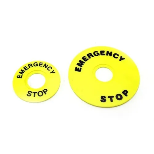 FORT PUSH BUTTON NAME PLATE 22/25MM GXB2-ER60/90 | COMMAND SWITCH ...